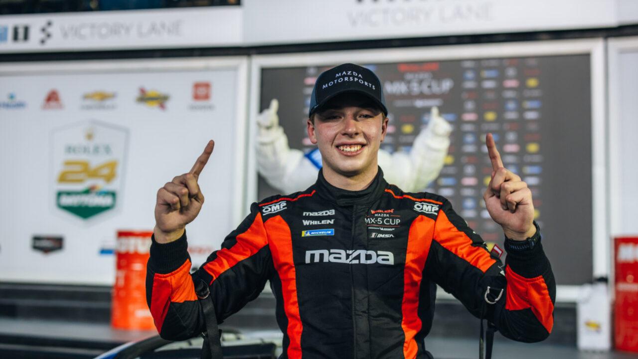 Noah Harmon Wins in Thrilling Finish to Mazda MX-5 Cup Opener at…