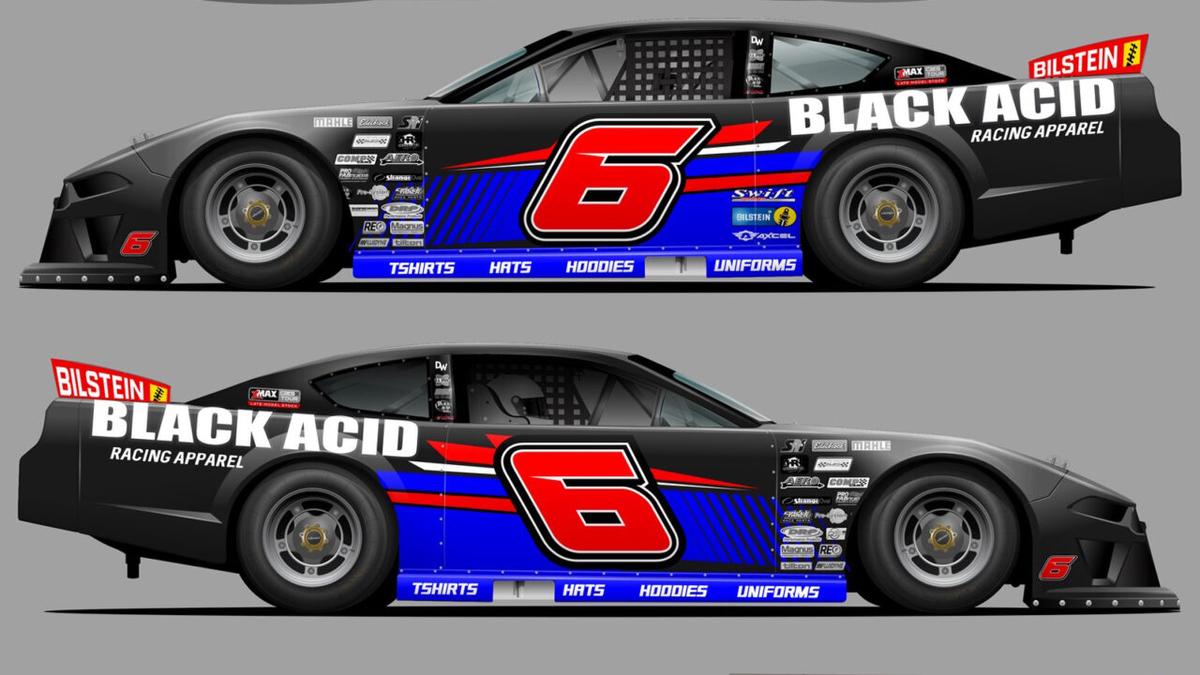 Black Acid Apparel Partners with R&S Race Cars Through 2024